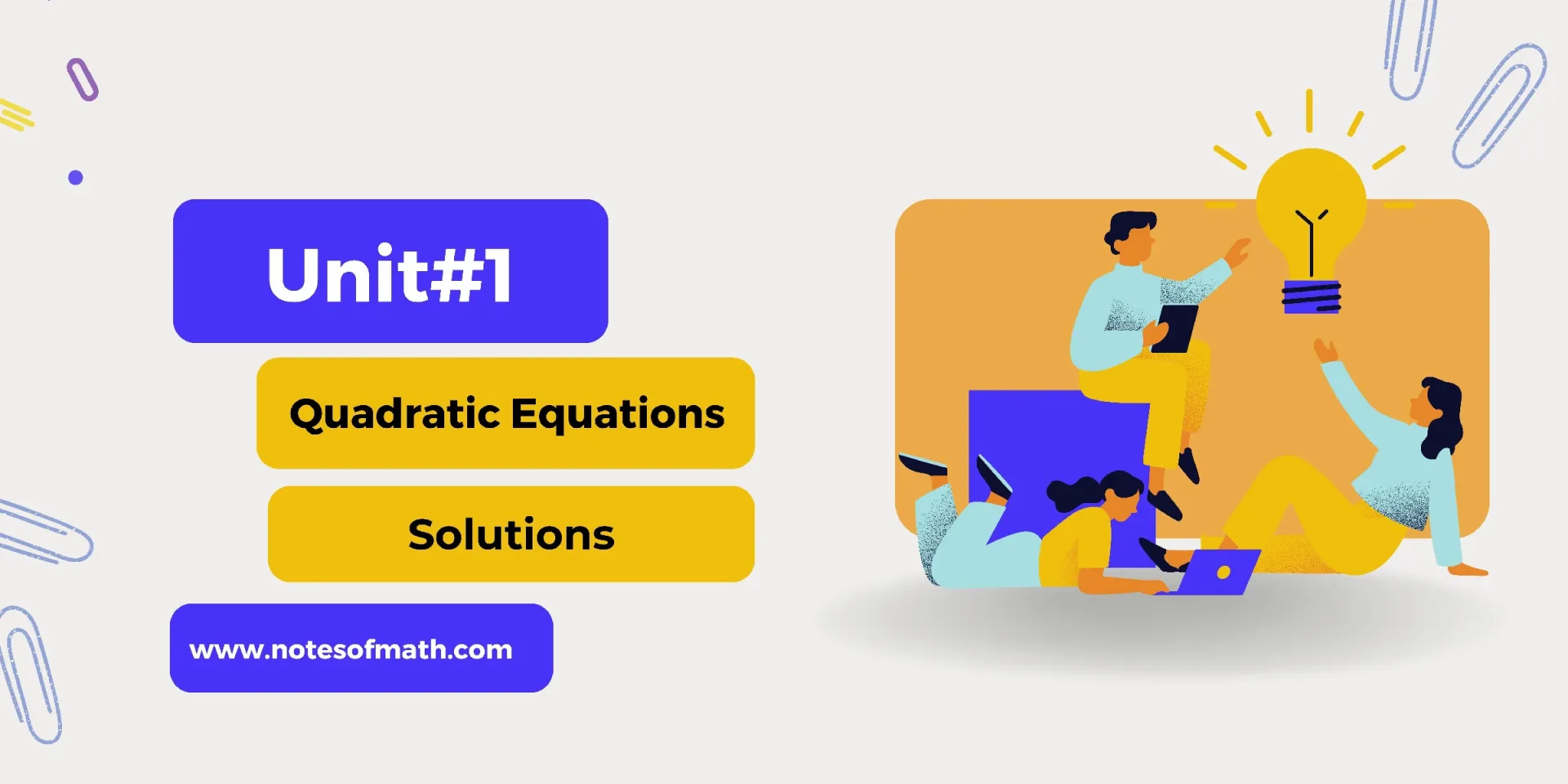 Unit 1 Quadratic Equations: Empowering Solutions